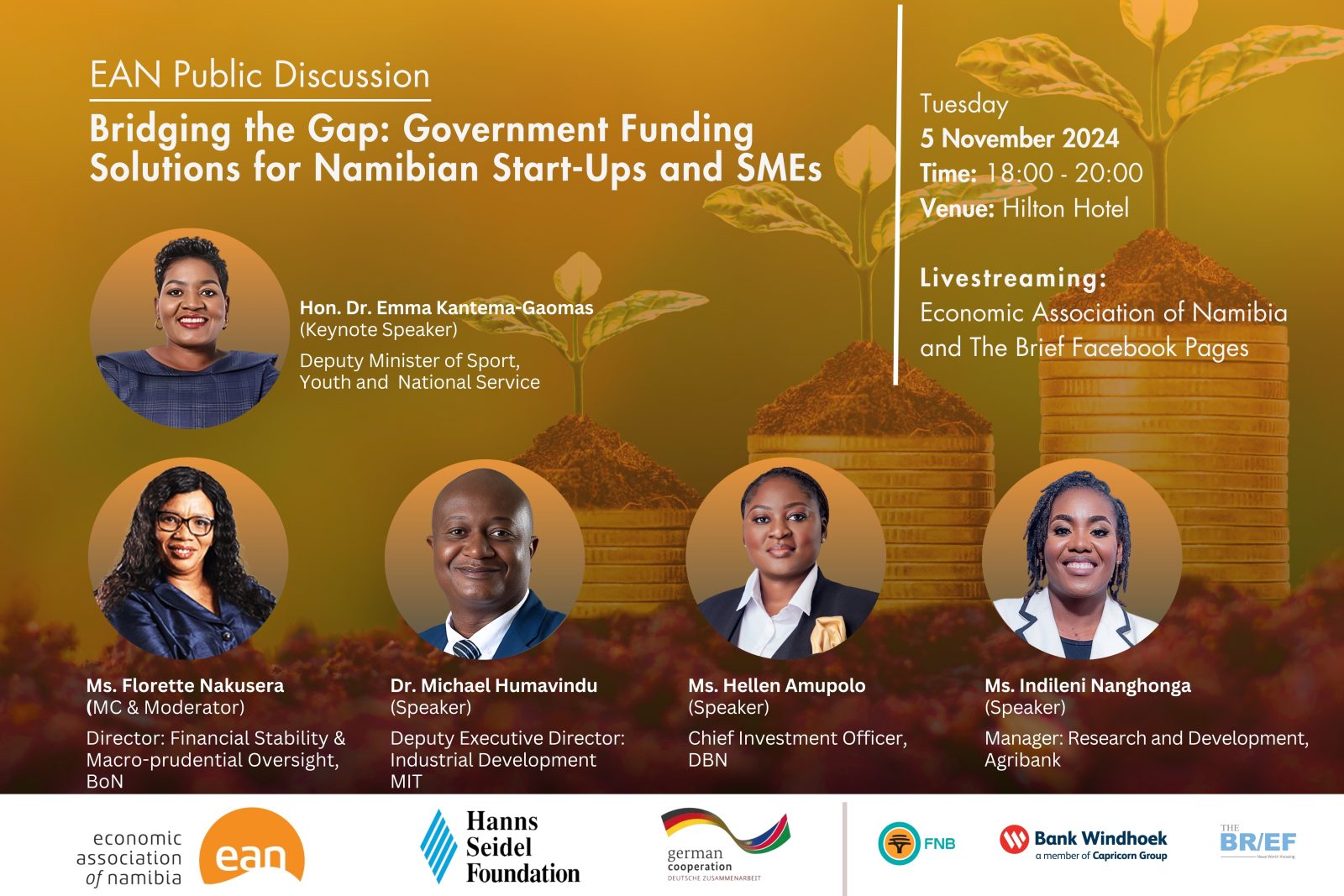 Public Discussion: “Bridging the Gap: Government Funding Solutions for ...