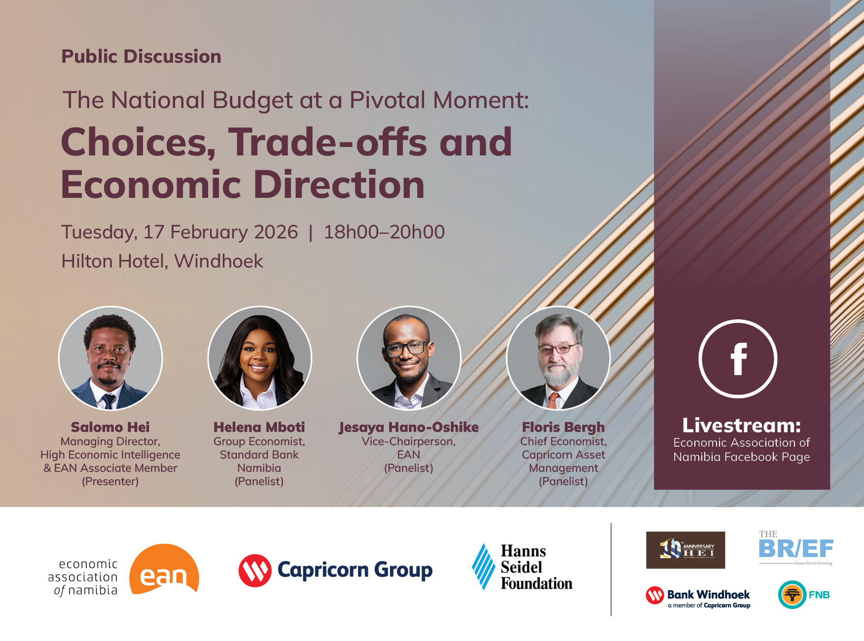 Pre-Budget Public Discussion • Economic Association of Namibia